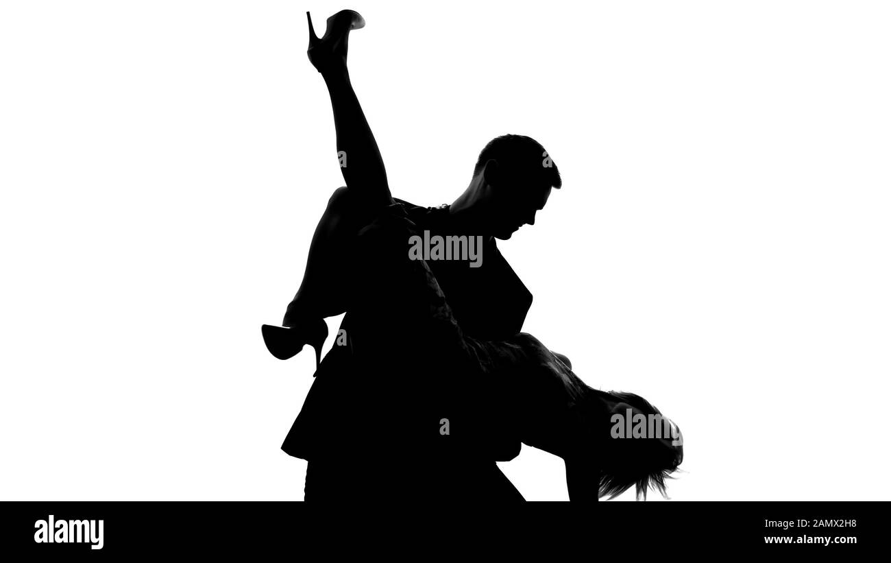 Couple dancing shadow man and woman hi-res stock photography and images ...