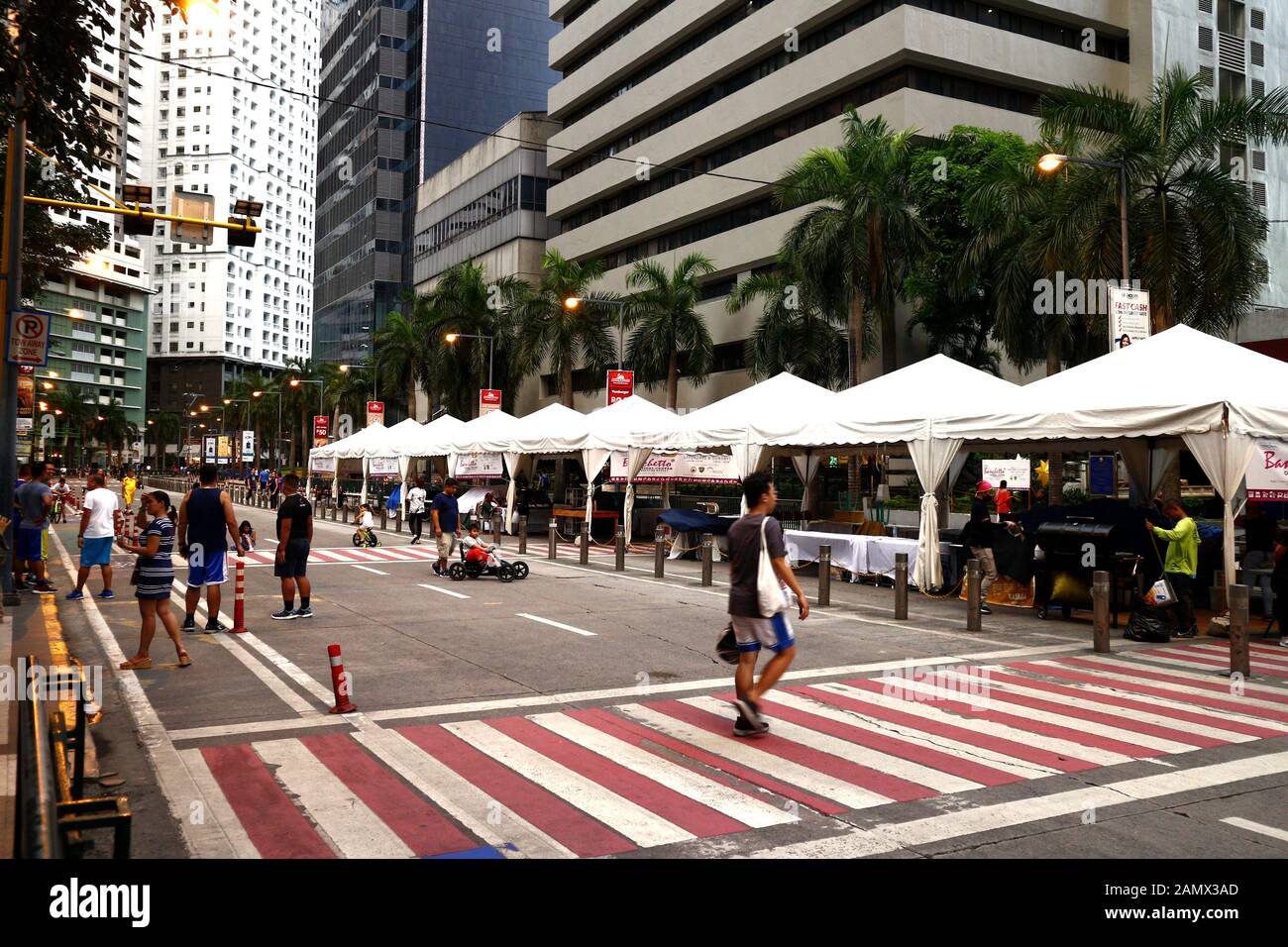 Pasig City, Philippines - January 11, 2020: Emerald Avenue at the ...