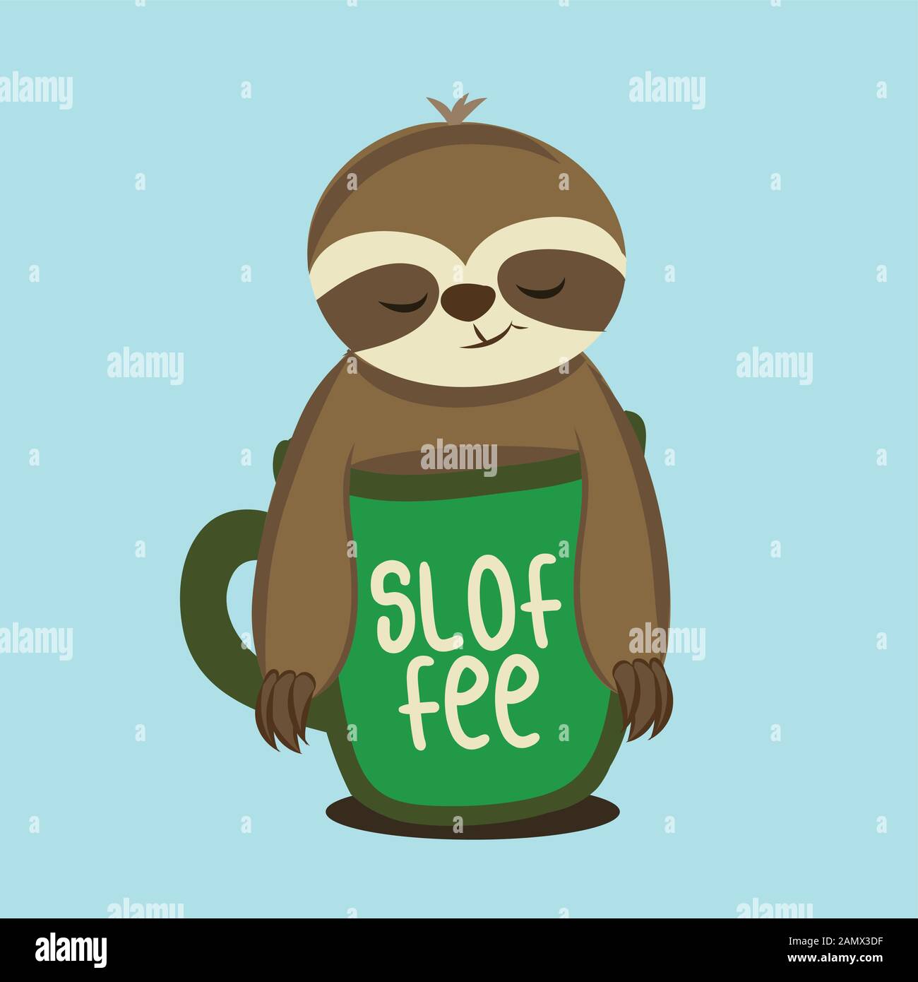 Coffee is my spirit animal hi-res stock photography and images - Alamy