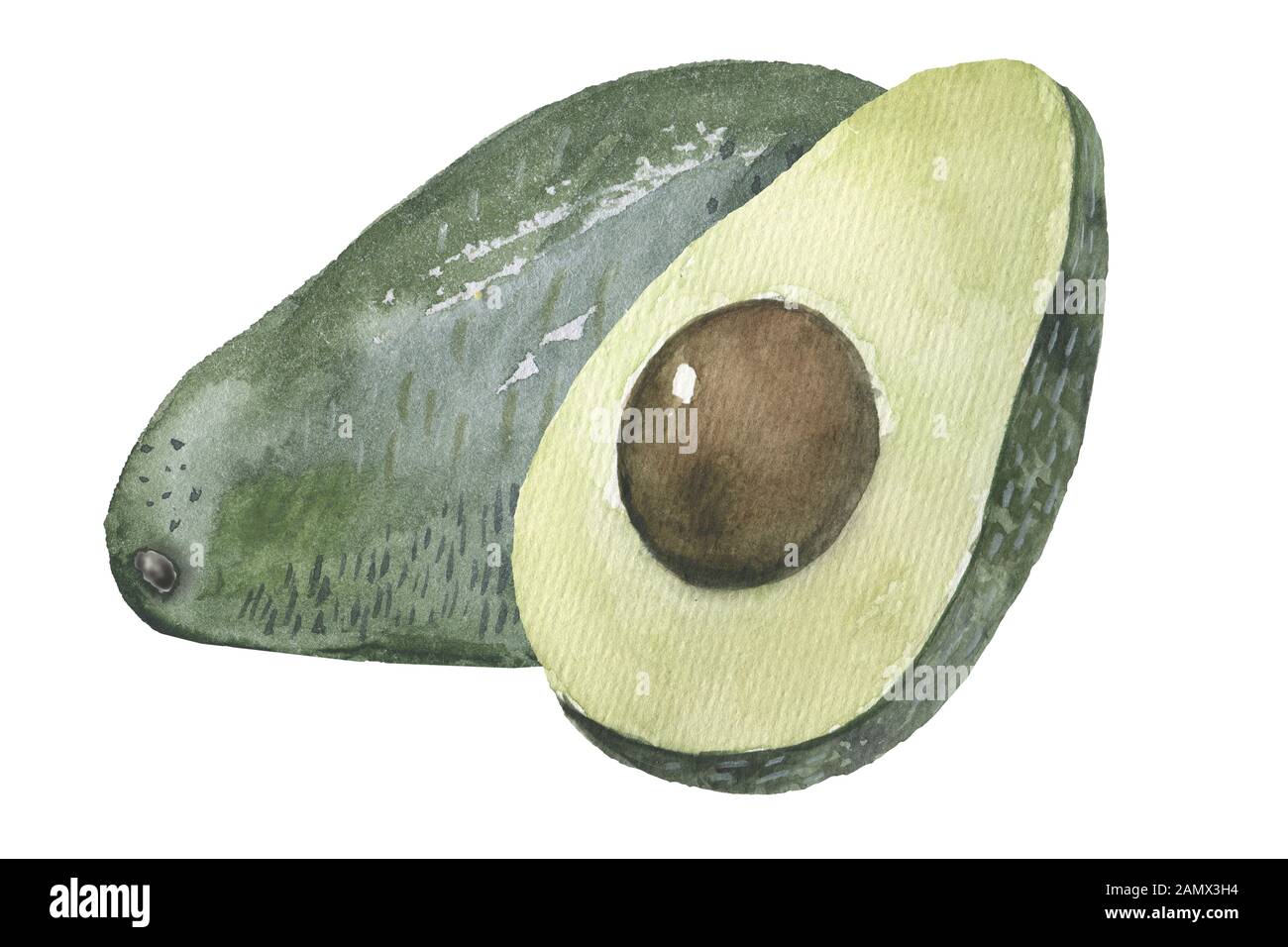 Hand drawn watercolor painting object, creativity Stock Photo - Alamy