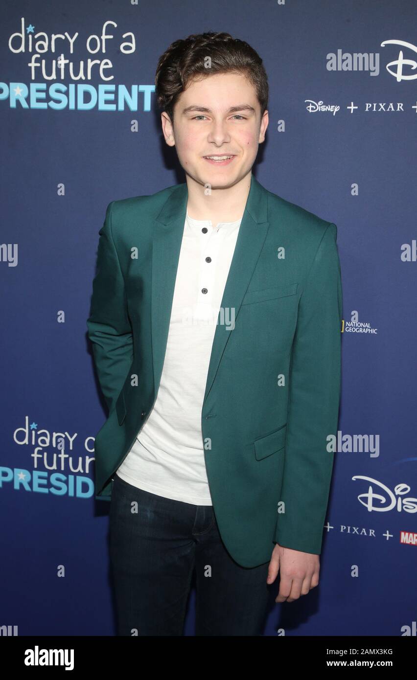 14 January 2020 - Hollywood, California - Kyan Zielinski. Premiere Of Disney +'s ''Diary Of A ...
