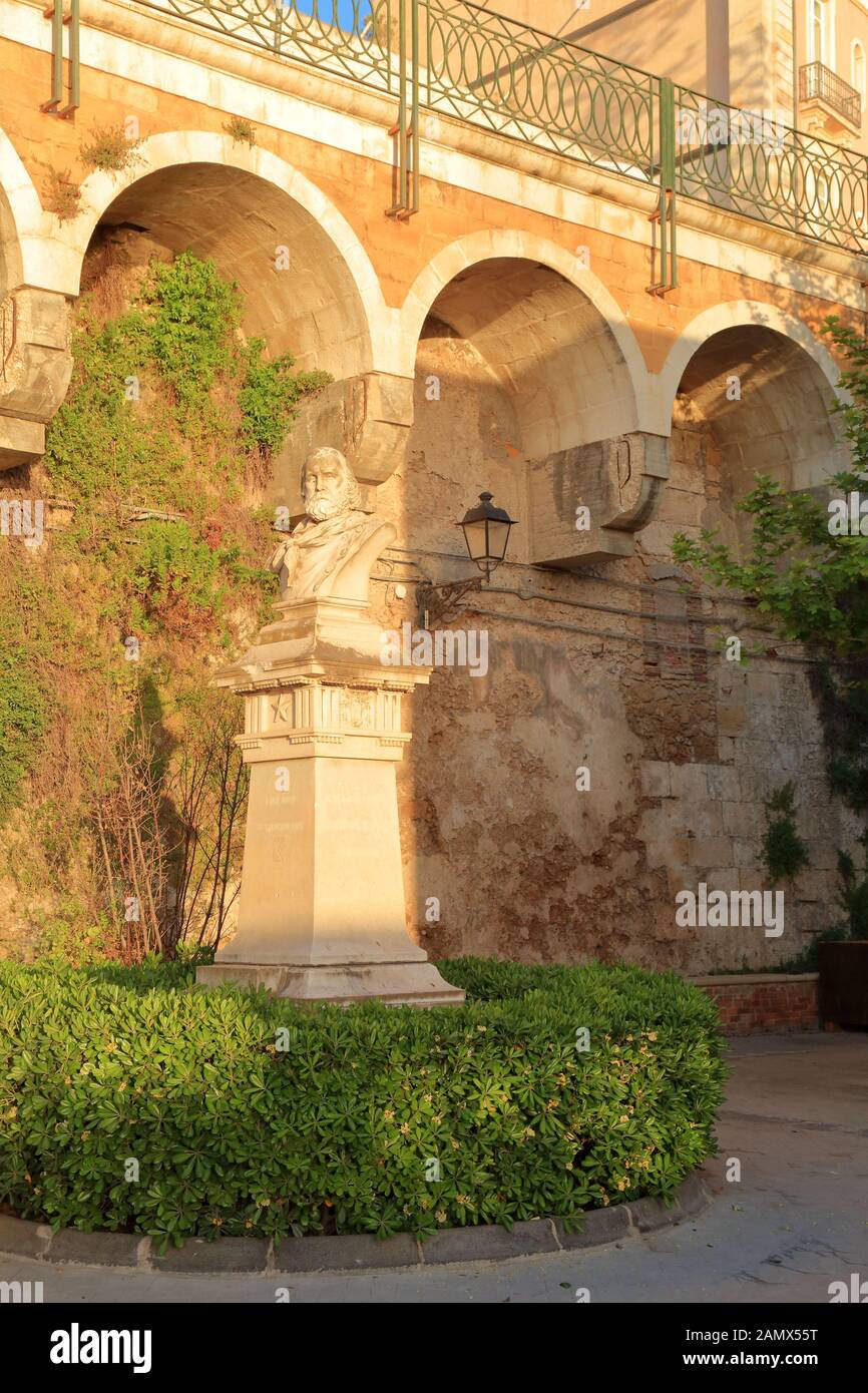 Bust of Giuseppe Garibaldi / Busto di Giuseppe Garibaldi Stock Photo ...