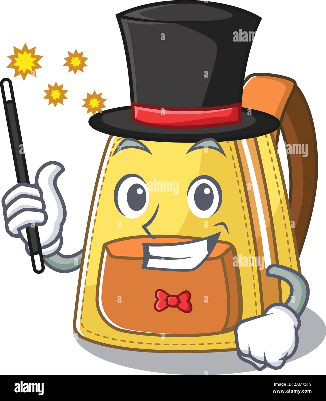A picture of kids school backpack performance as a Magician Stock ...
