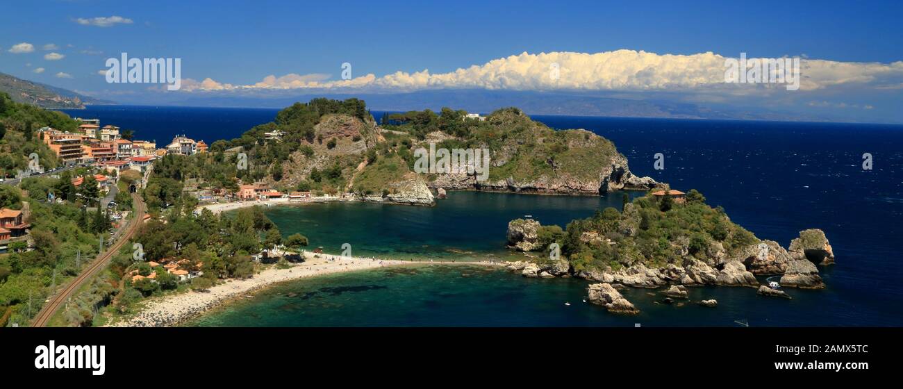 Isola Bella island, Taormina, Sicily Stock Photo - Alamy