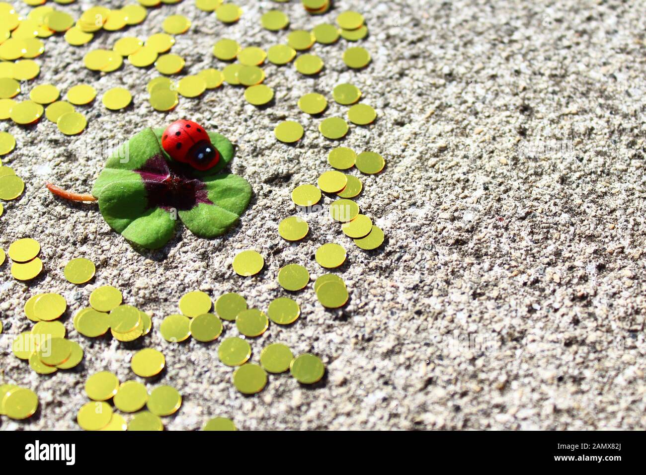 The picture shows a good luck decoration Stock Photo - Alamy