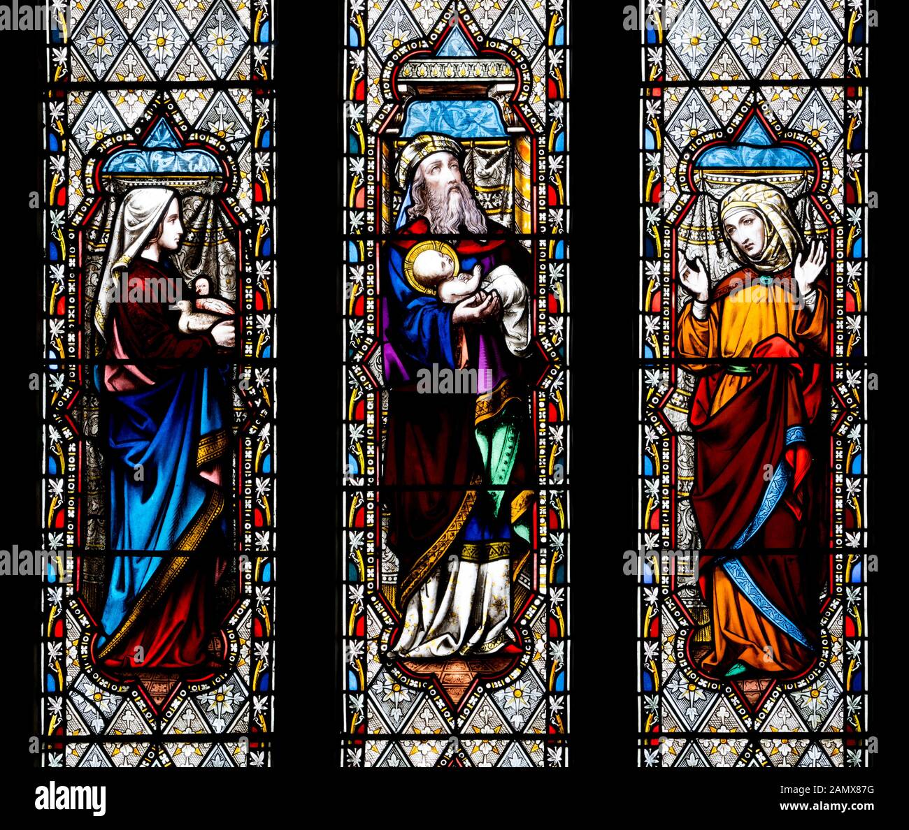 The East Window, St. Nicholas Church, Eydon, Northamptonshire, England ...