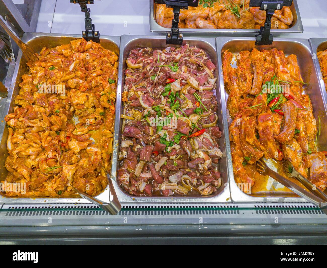 Sliced meats supermarket hi-res stock photography and images - Alamy