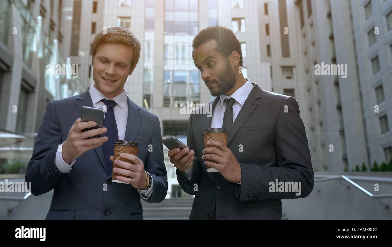 Boasting male friends hi-res stock photography and images - Alamy