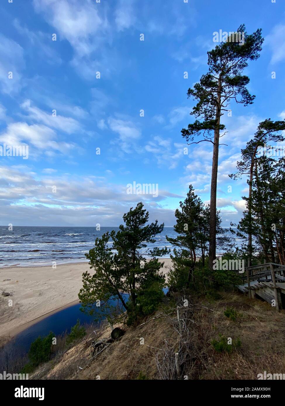 Baltic Sea autumn coast sea beach Saulkrasti Latvia Stock Photo - Alamy