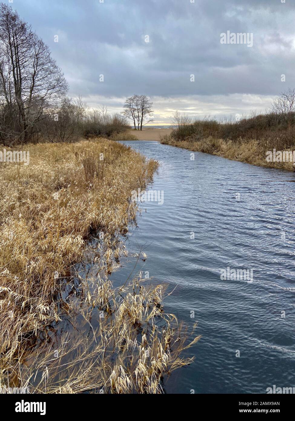 Baltic Sea autumn coast sea beach Saulkrasti Latvia Stock Photo - Alamy