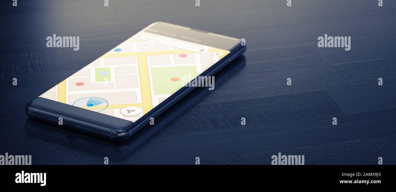 Map tracking hi-res stock photography and images - Alamy