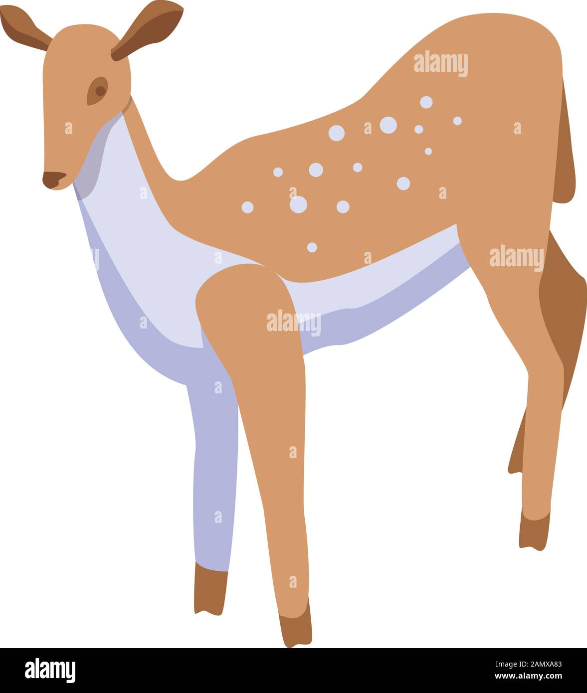 Whitetail family Stock Vector Images - Alamy