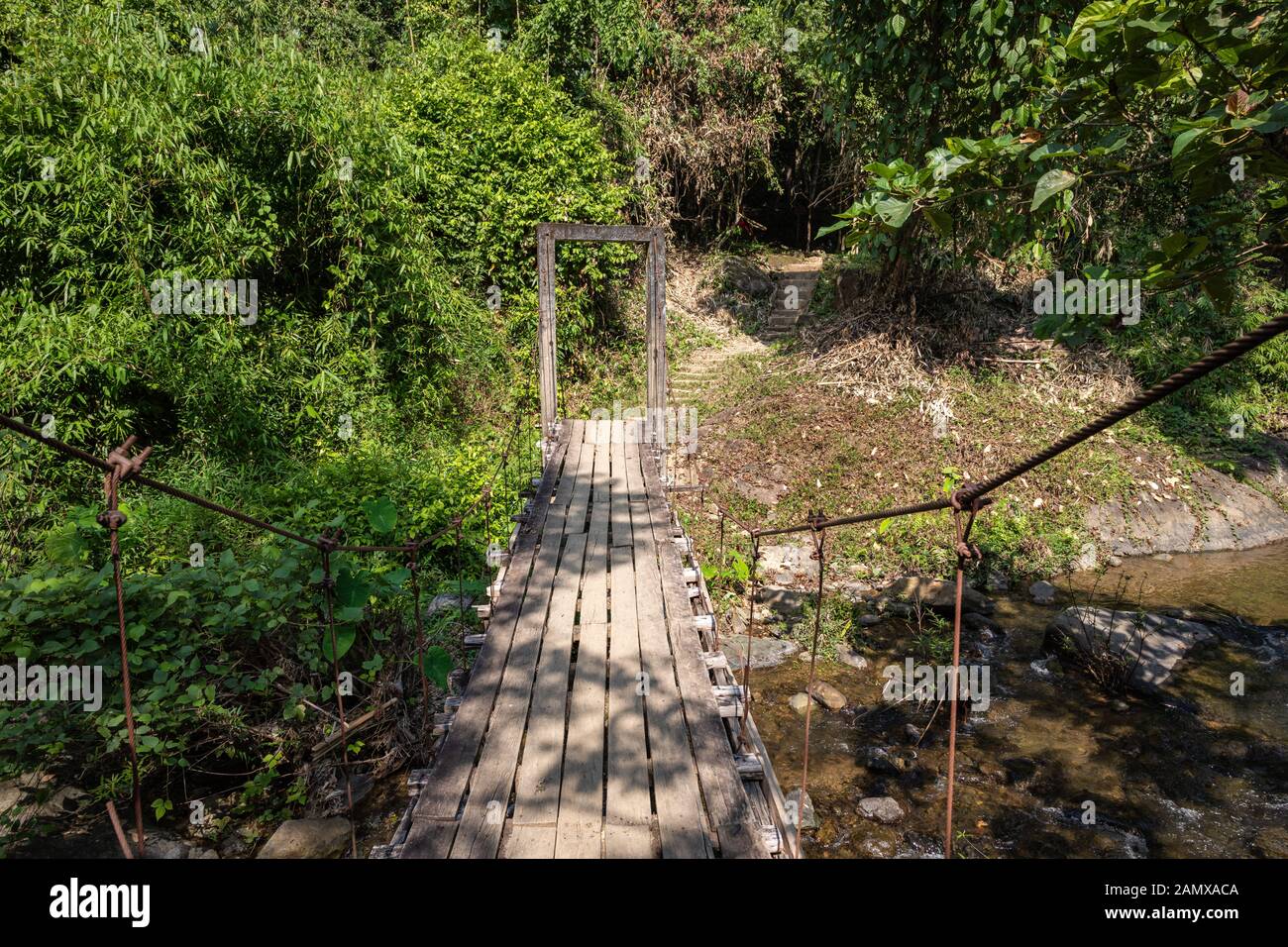 Kaeng Yuy waterfall at Vang Vieng , Laos. Southeast Asia Stock Photo ...