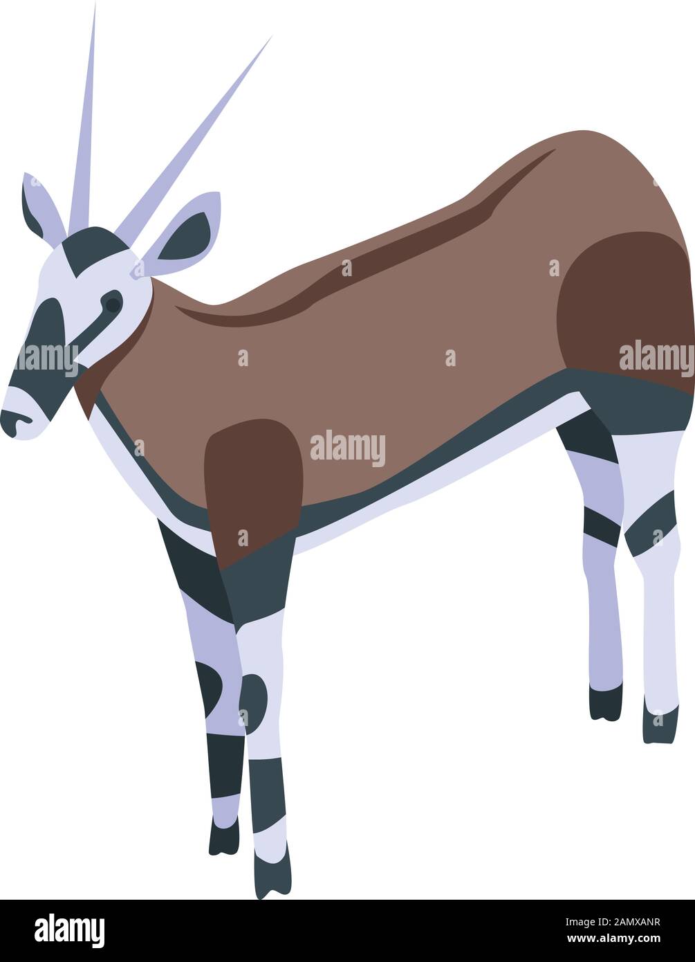 Natural african horns Cut Out Stock Images & Pictures - Alamy