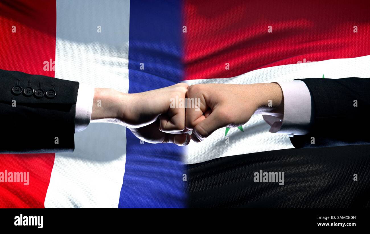 Syria france flag hi-res stock photography and images - Alamy
