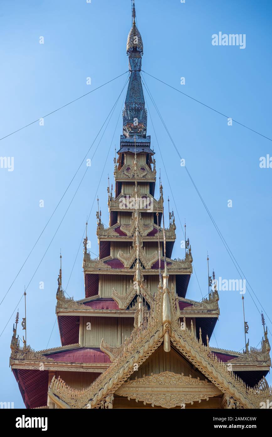 Mandalay Royal Palace, Mandalay, Myanmar Stock Photo - Alamy