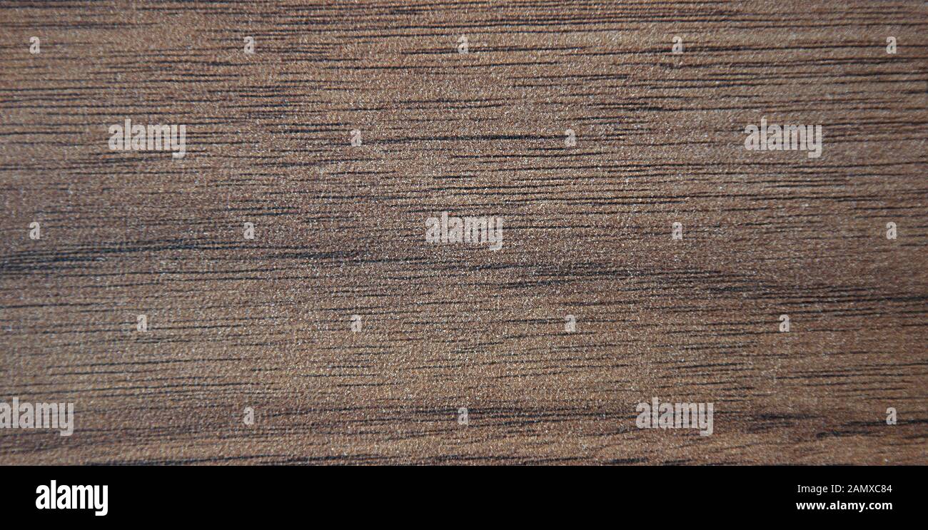 Natural oak wood stained with stain and artificially aged close-up ...