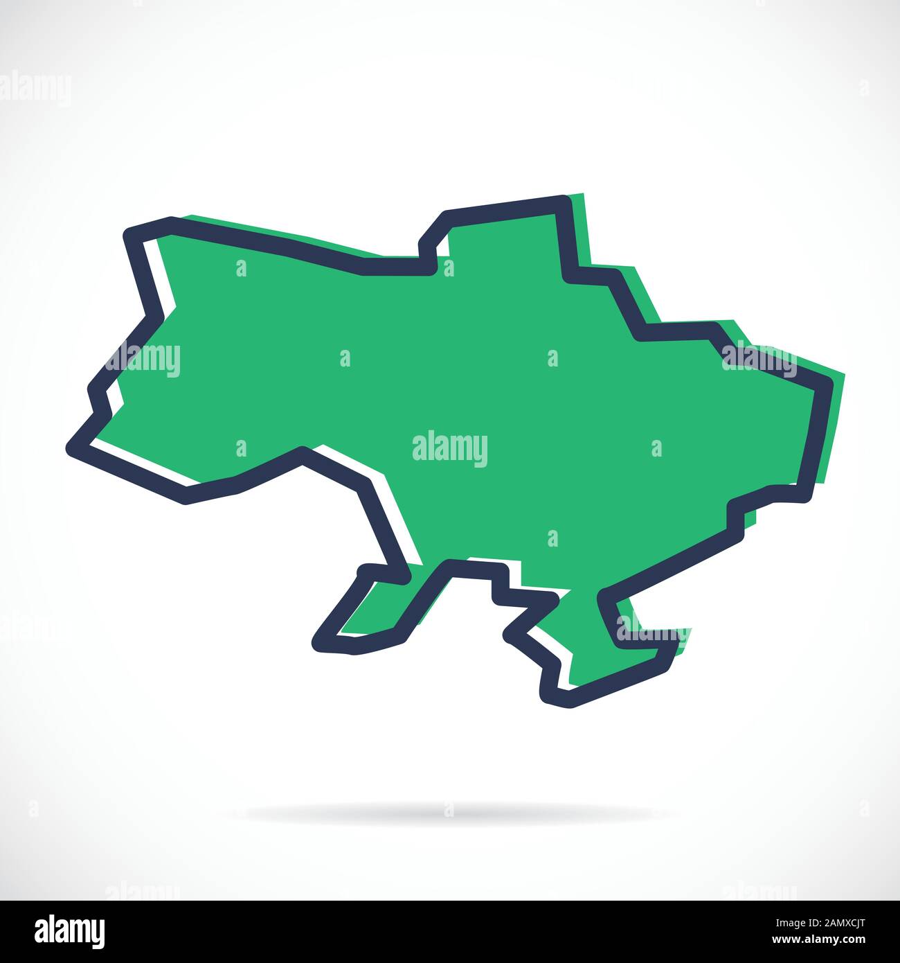 Outline Map Of Ukraine
