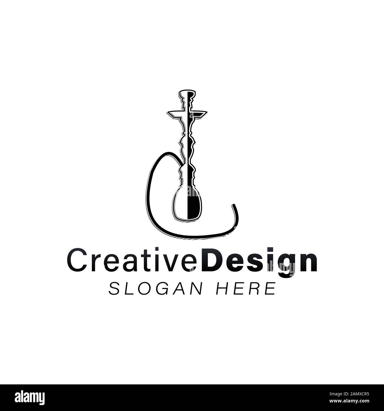 hookah. shisa logo Ideas. Inspiration logo design. Template Vector ...