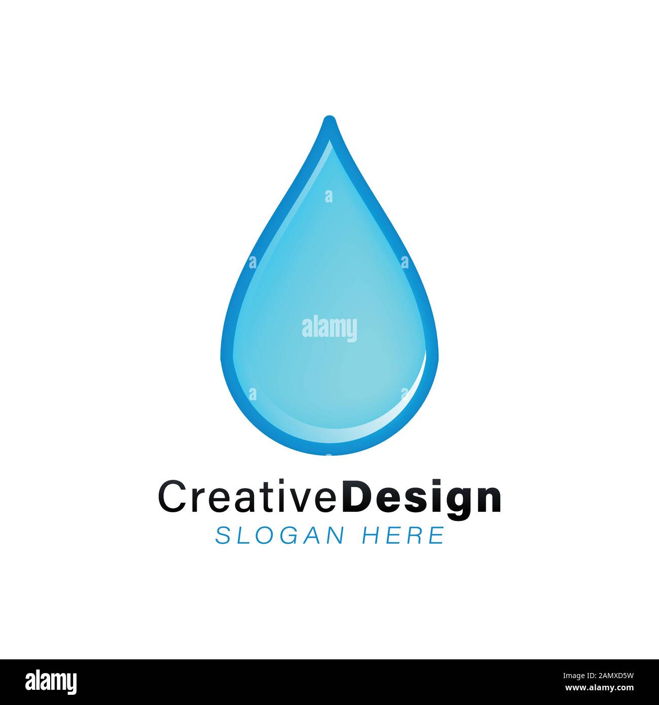 water, oil drop logo Ideas. Inspiration logo design. Template Vector ...