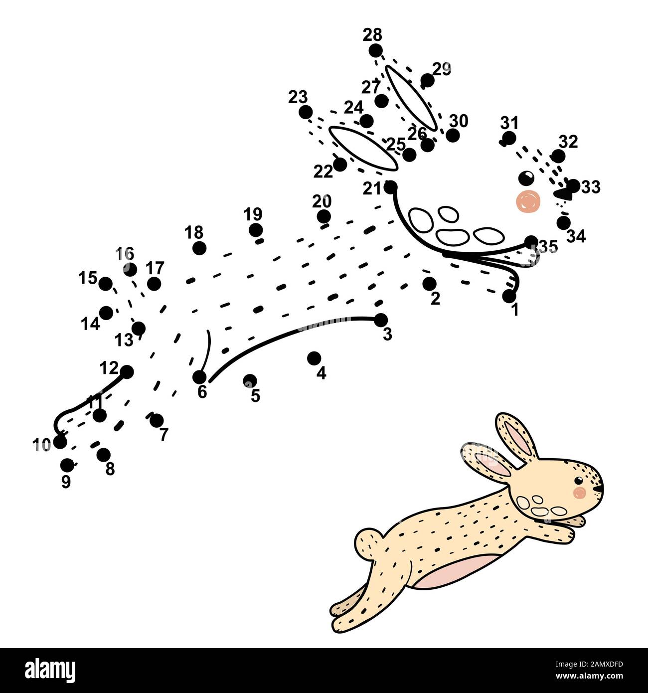 Join dots picture Stock Vector Images - Alamy