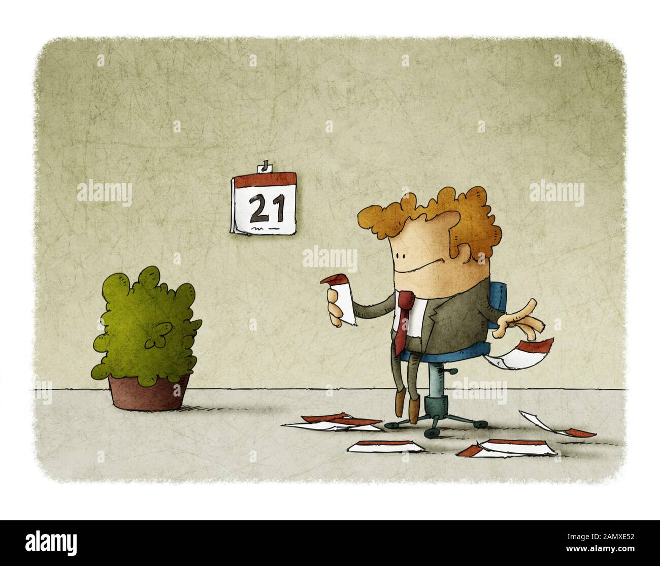 Flying calendar page hi-res stock photography and images - Alamy