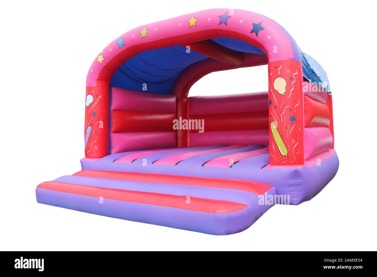 A Large Inflatable Bouncy Castle Childrens Play Area Stock Photo - Alamy