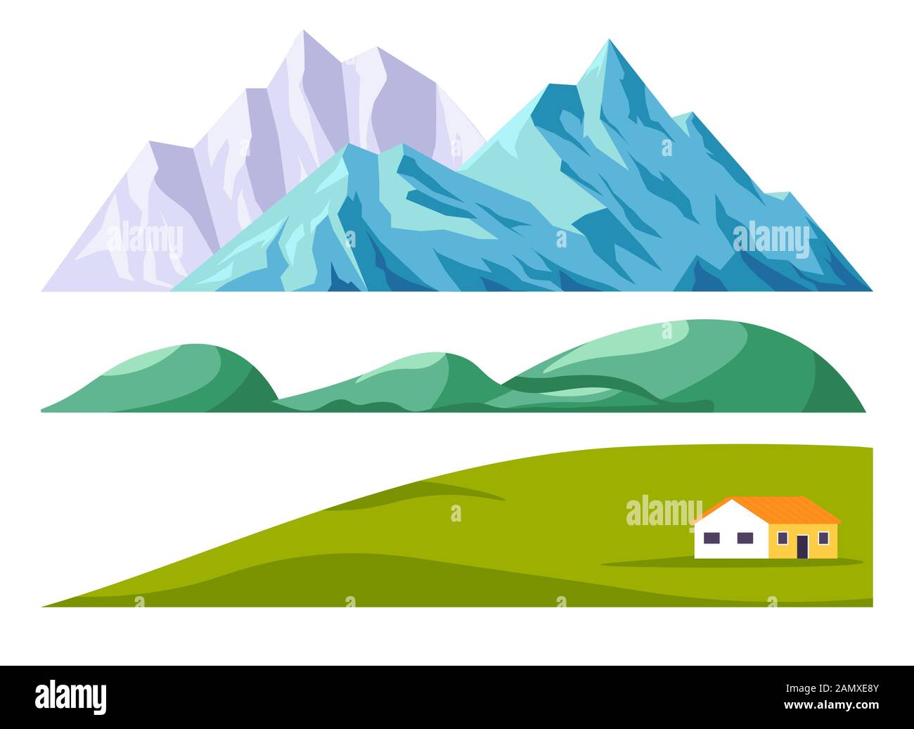 Vast landscape view Cut Out Stock Images & Pictures - Alamy