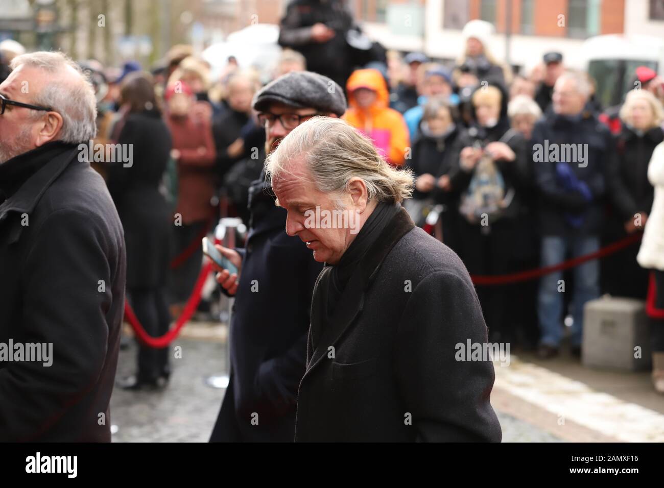 Baron Enno von Ruffin, Trauerfeier für Jan Fedder, St. Michaelis ...