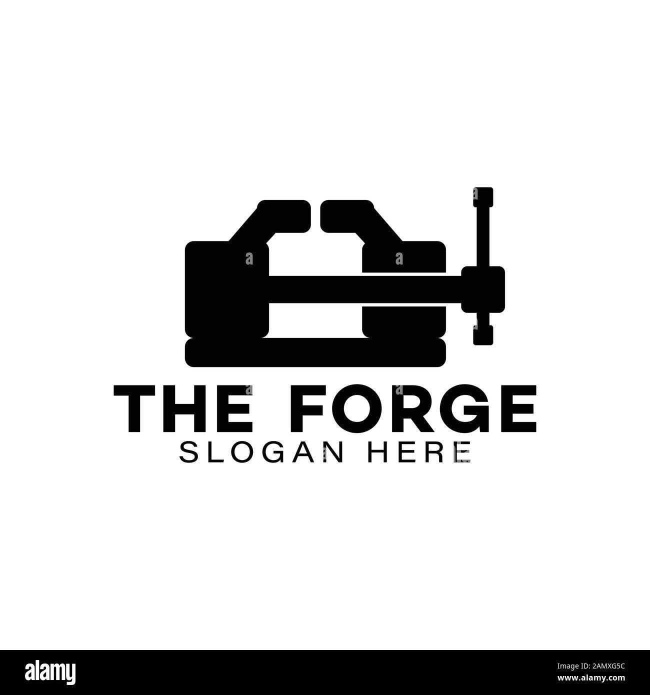 vise, pincers, anvil logo Ideas. Inspiration logo design. Template ...