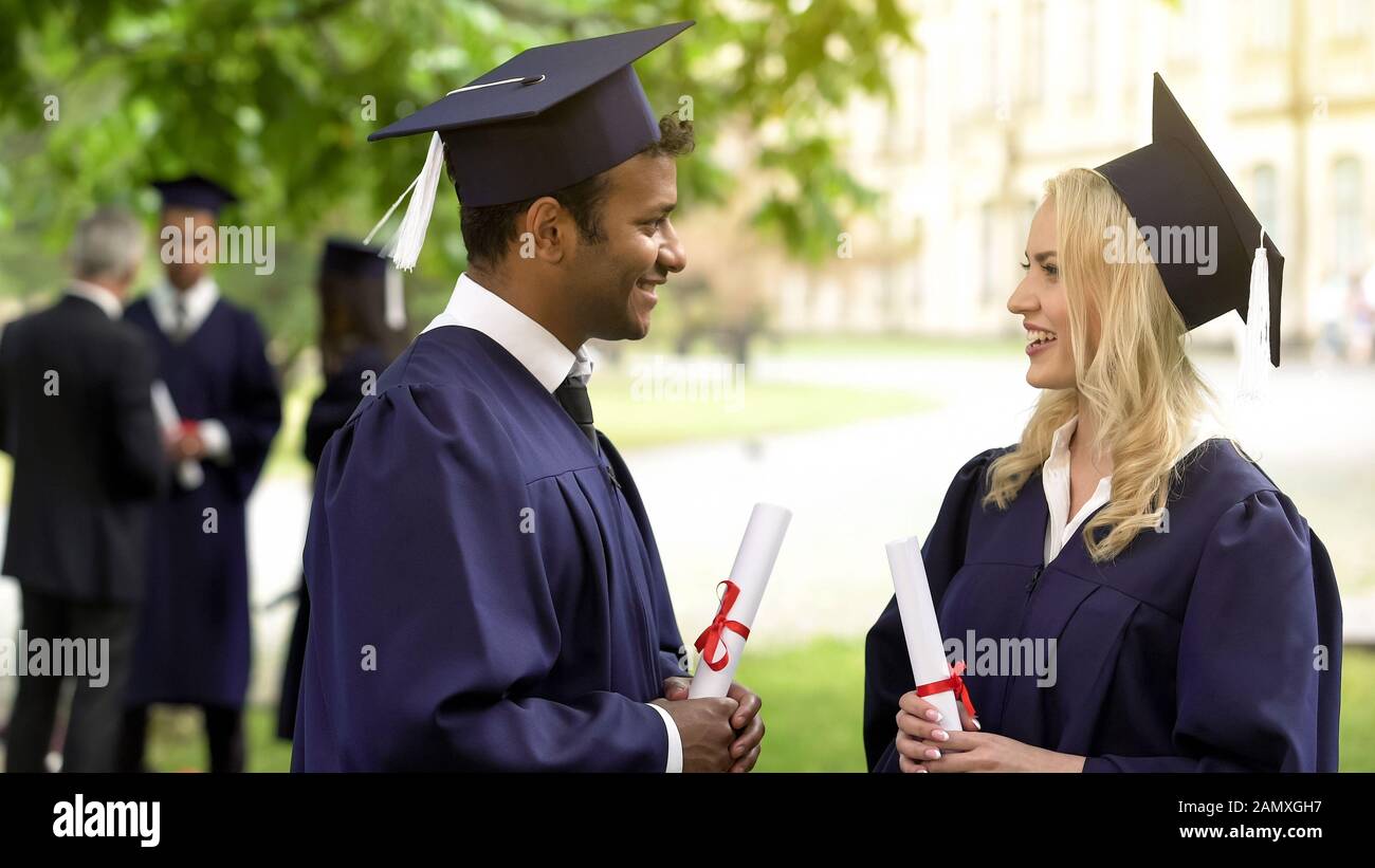 Congratulation conversation hi-res stock photography and images - Alamy
