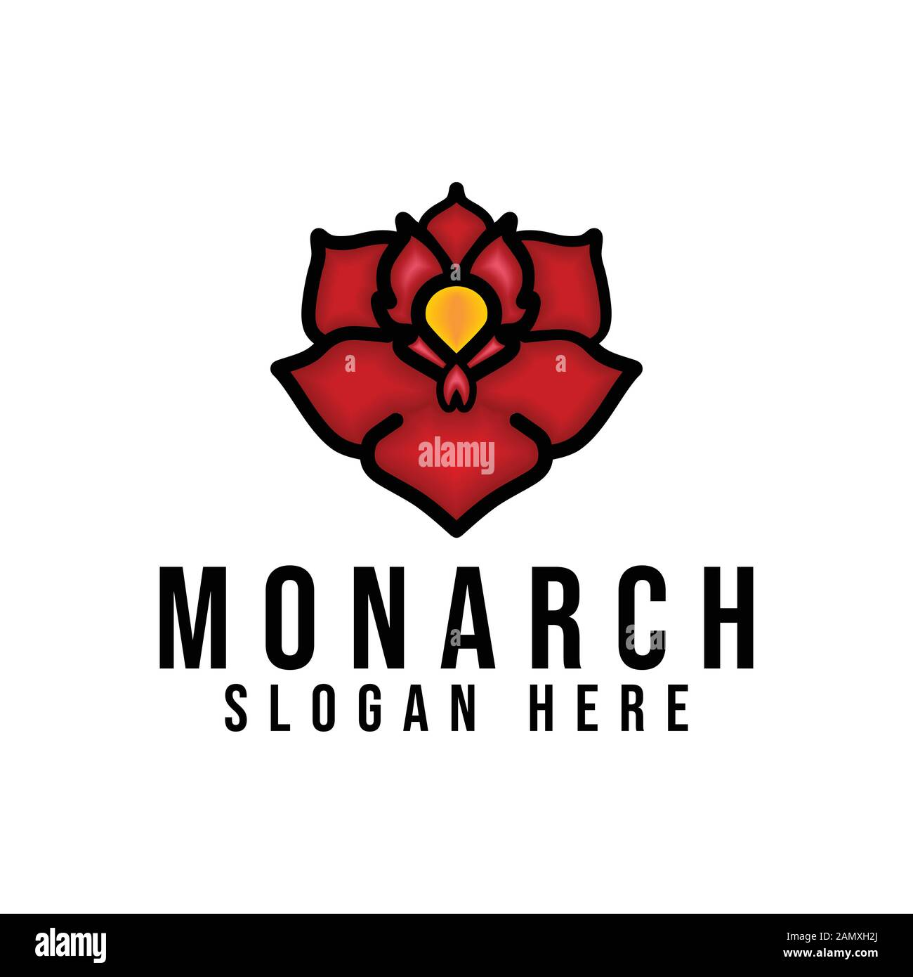 rose flower logo Ideas. Inspiration logo design. Template Vector ...
