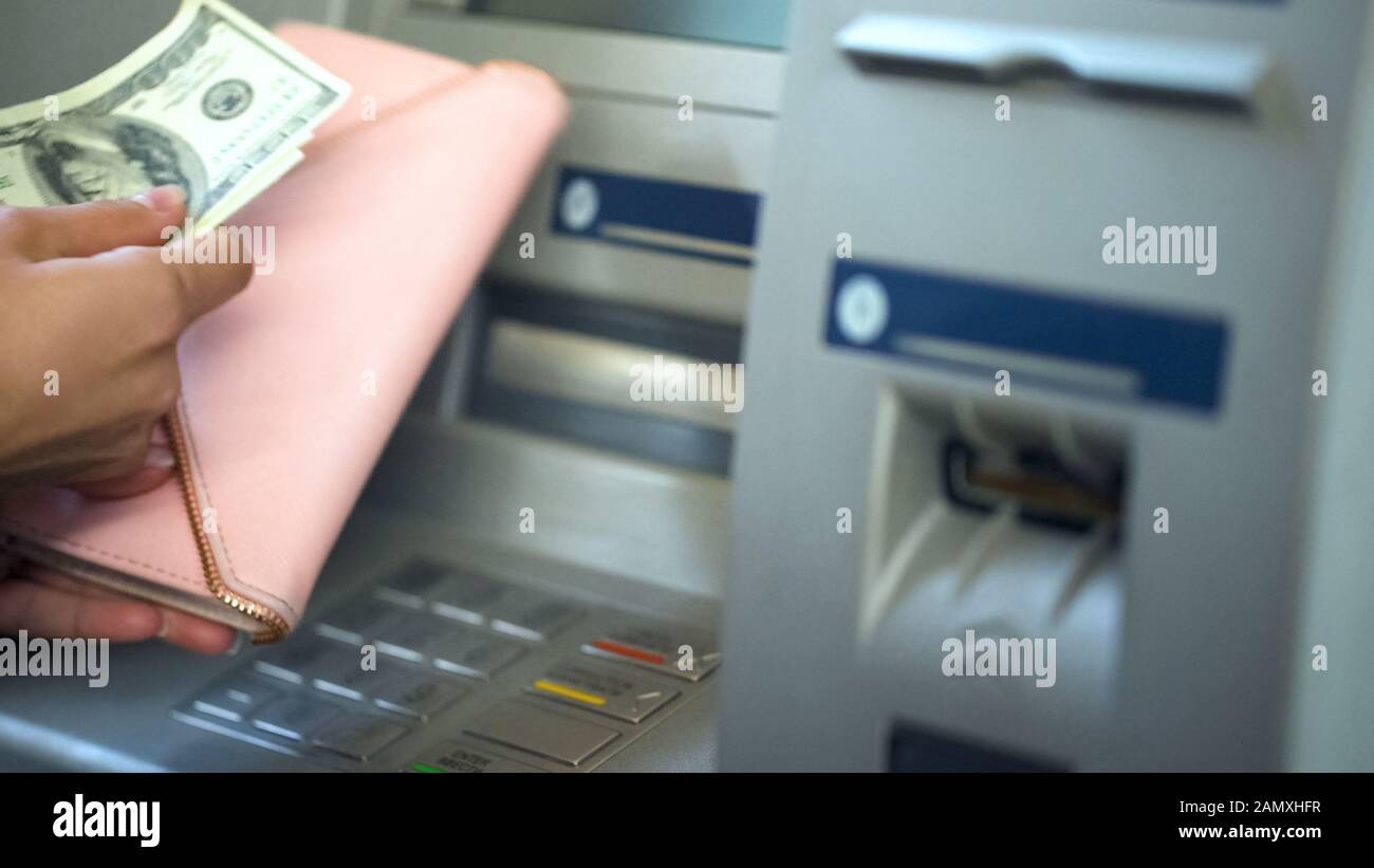 Withdraw cash abroad hi-res stock photography and images - Alamy