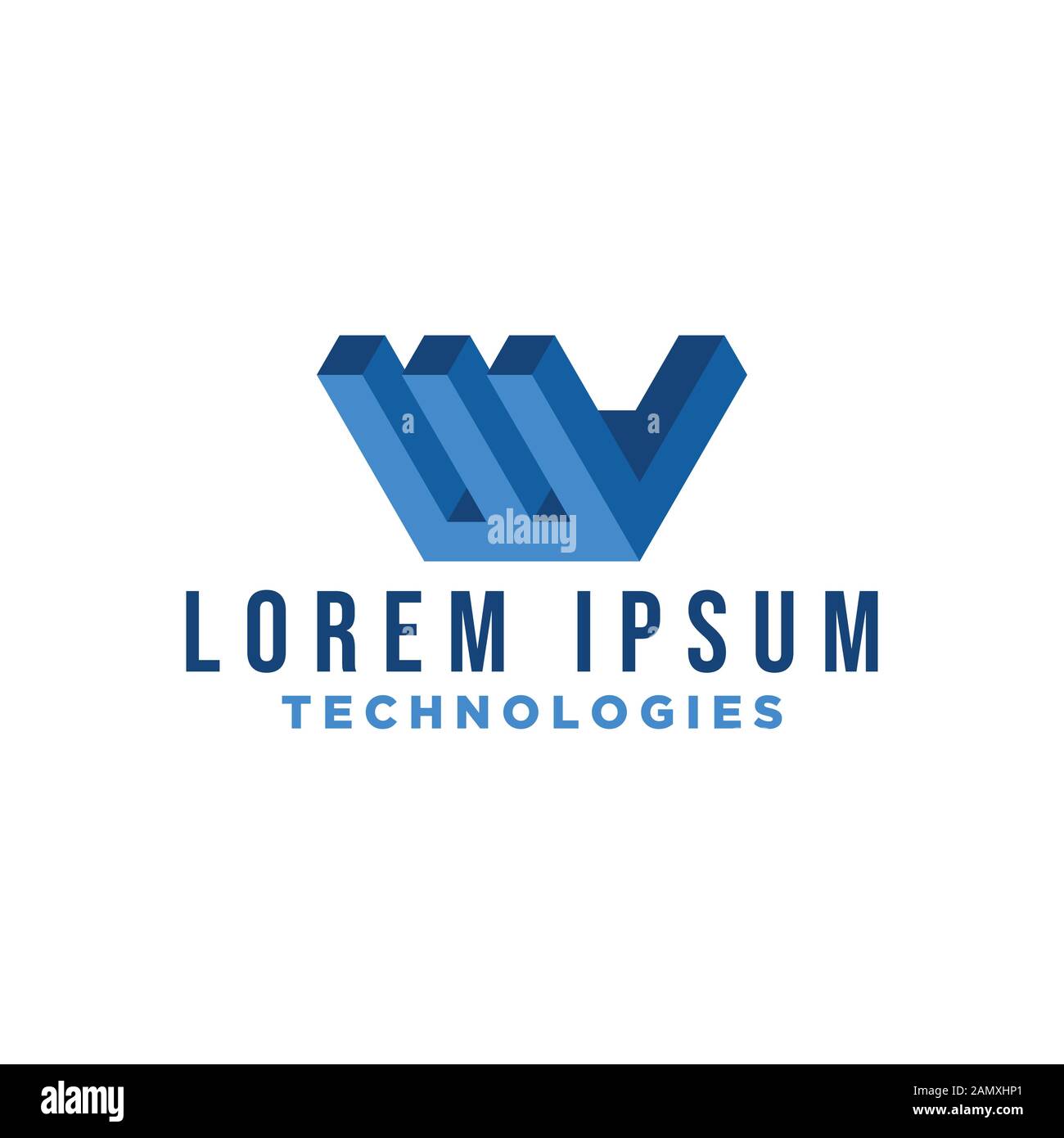 Initial letter W Modern Logo Ideas. Inspiration logo design. Template ...