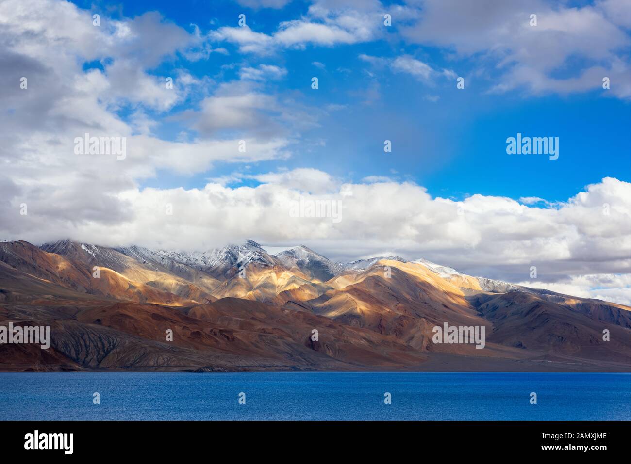 View of Tso Moriri Lake, Ladakh, india Stock Photo - Alamy
