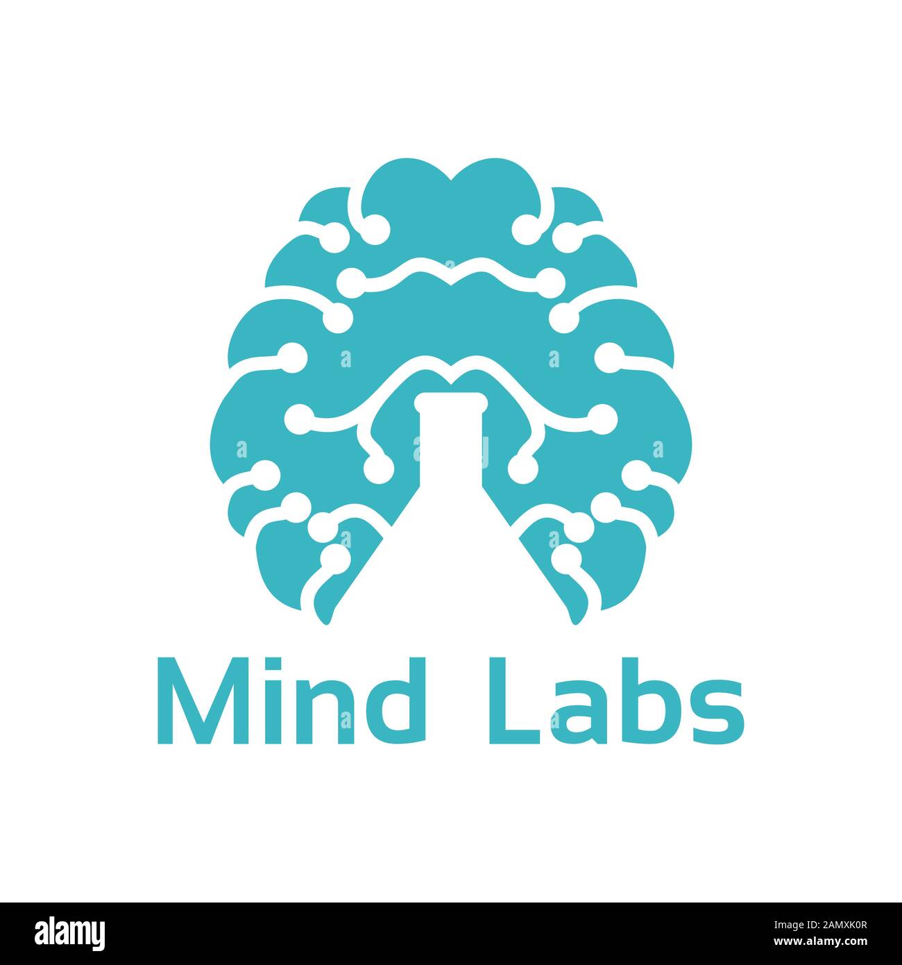 brain lab logo ideas. Vector illustration Stock Vector Image & Art - Alamy