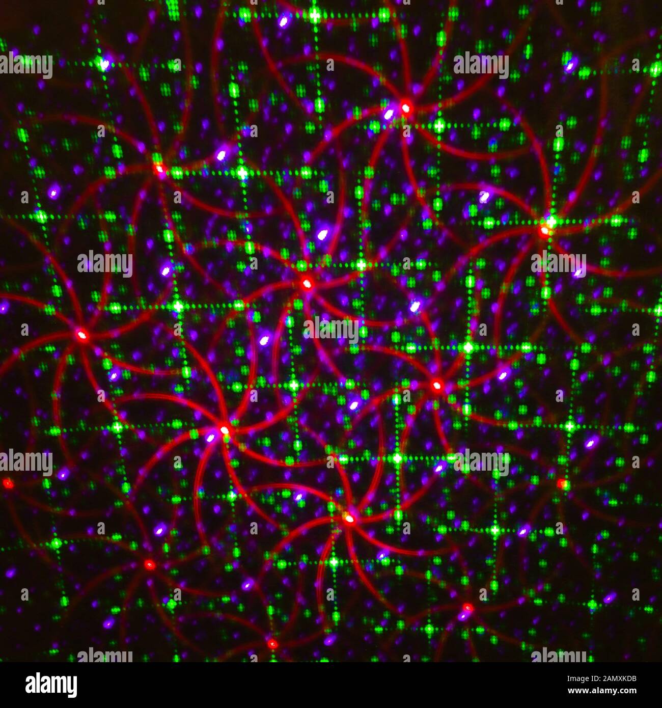 Abstract defocus background, pattern red green purple backdrop. Blurry ...