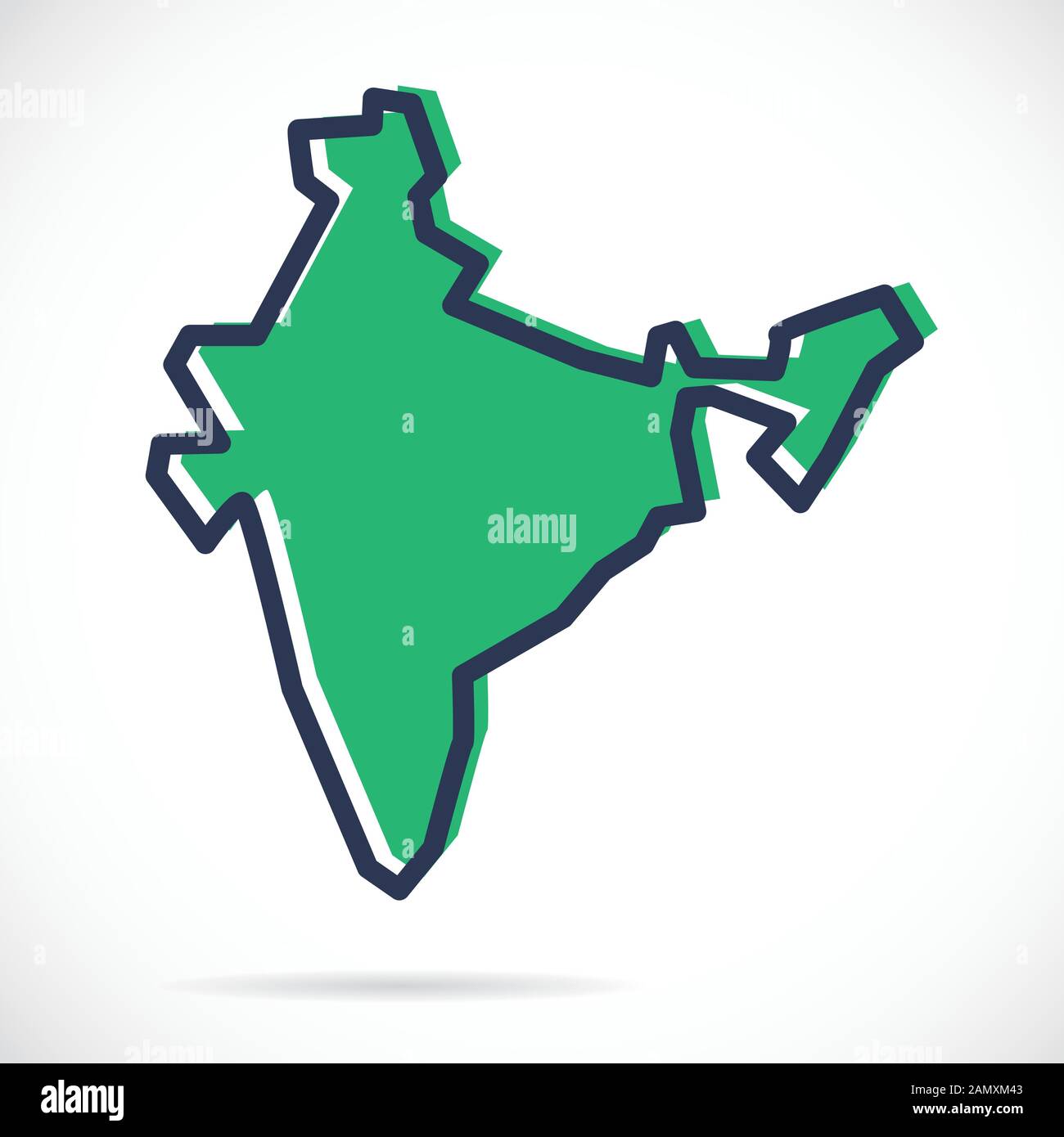 Stylized simple outline map of India Stock Vector Image & Art - Alamy Stylized simple outline map of India Stock Vector Image & Art - Alamy