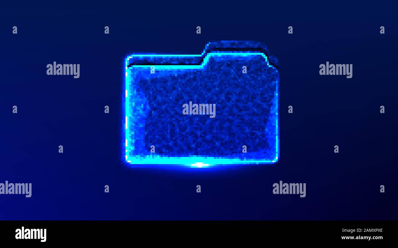 folder.abstract low poly wireframe mesh design. from connecting dot and ...