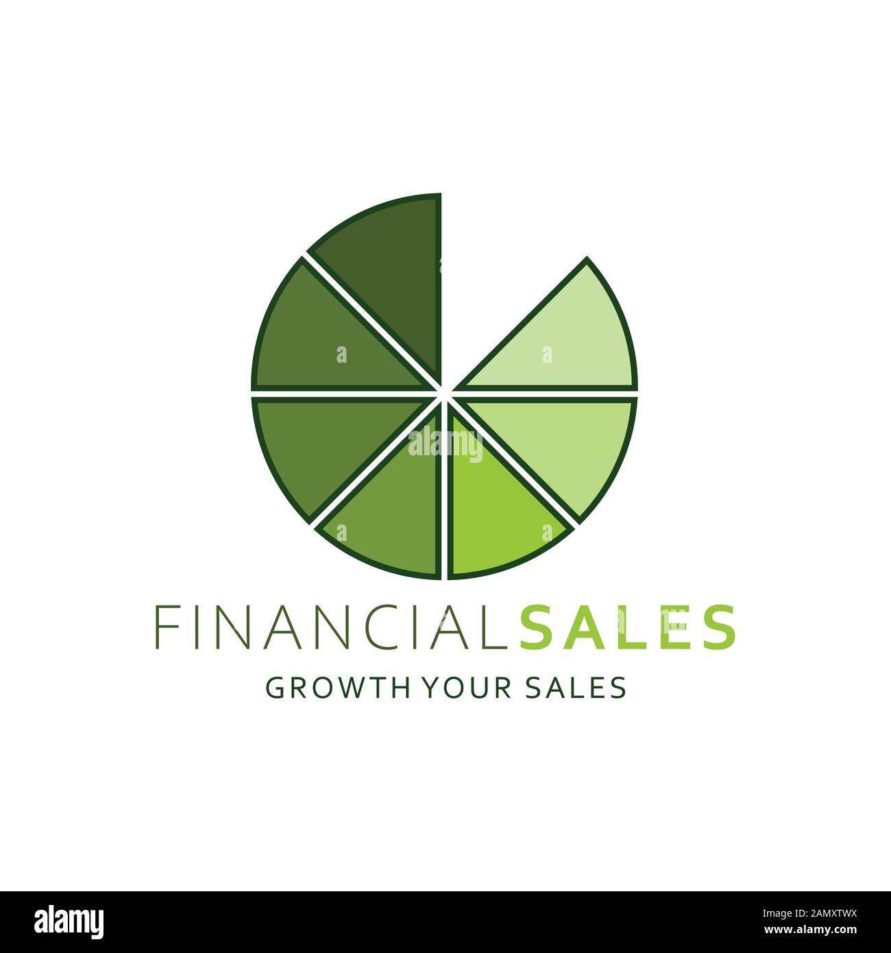 pie chart, diagram, financial sales logo Ideas. Inspiration logo design ...
