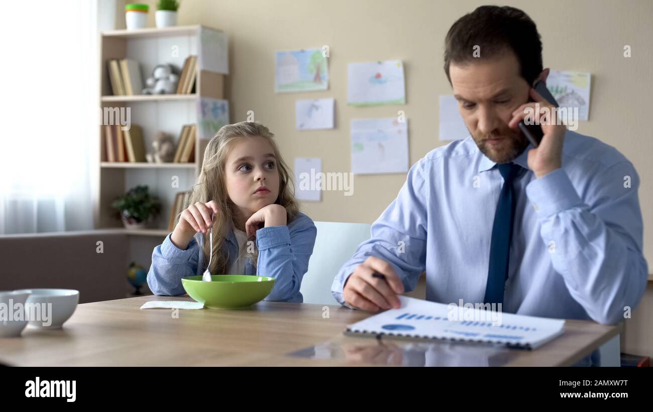 Father Ignoring Child High Resolution Stock Photography and Images - Alamy