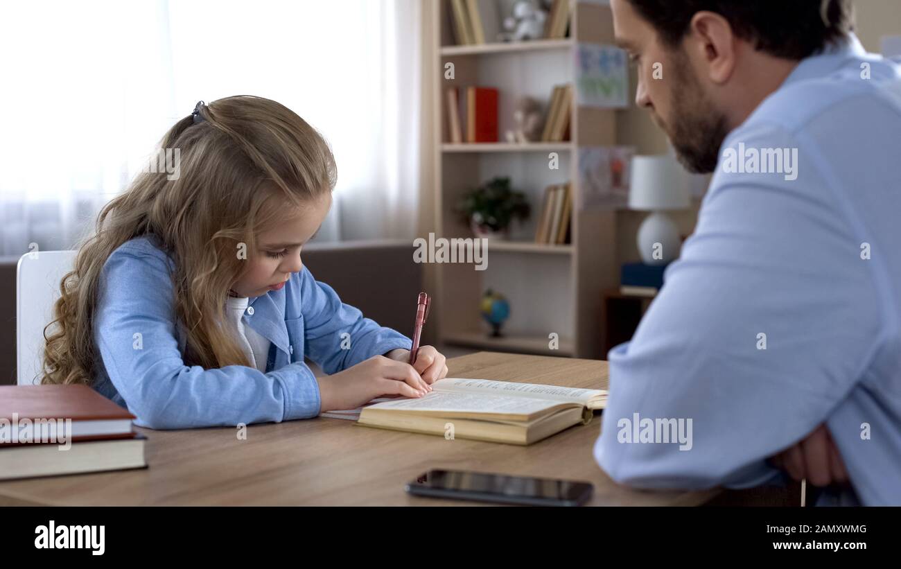 Strict father family hi-res stock photography and images - Alamy