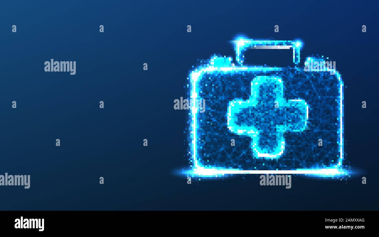 first aid box medical and equipment to help or support people with ...