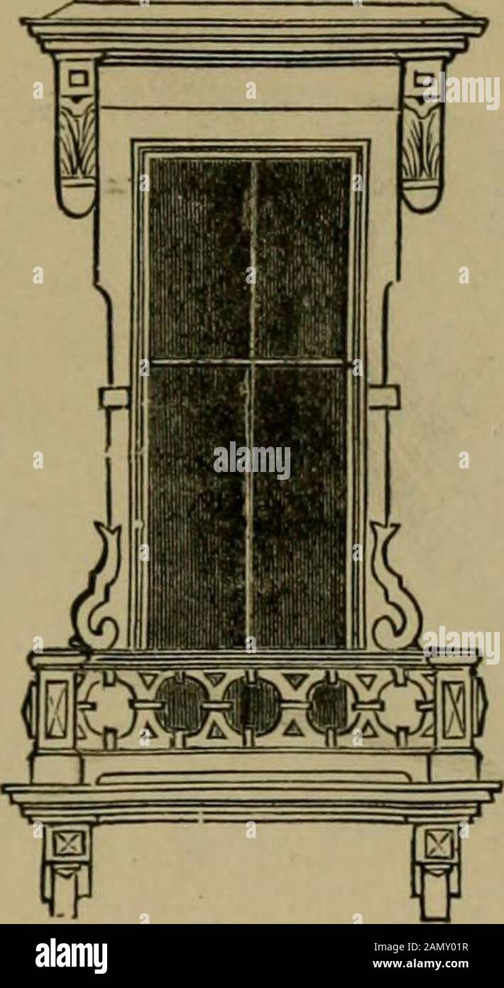 Projecting windows supported hi-res stock photography and images - Alamy