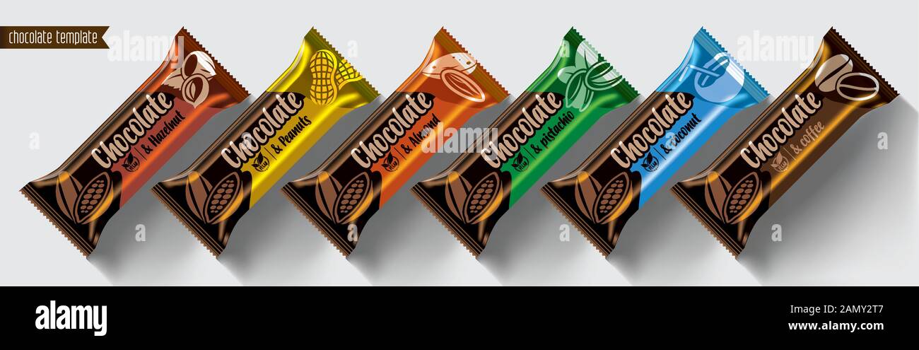 Chocolate Bar Wrappers Design