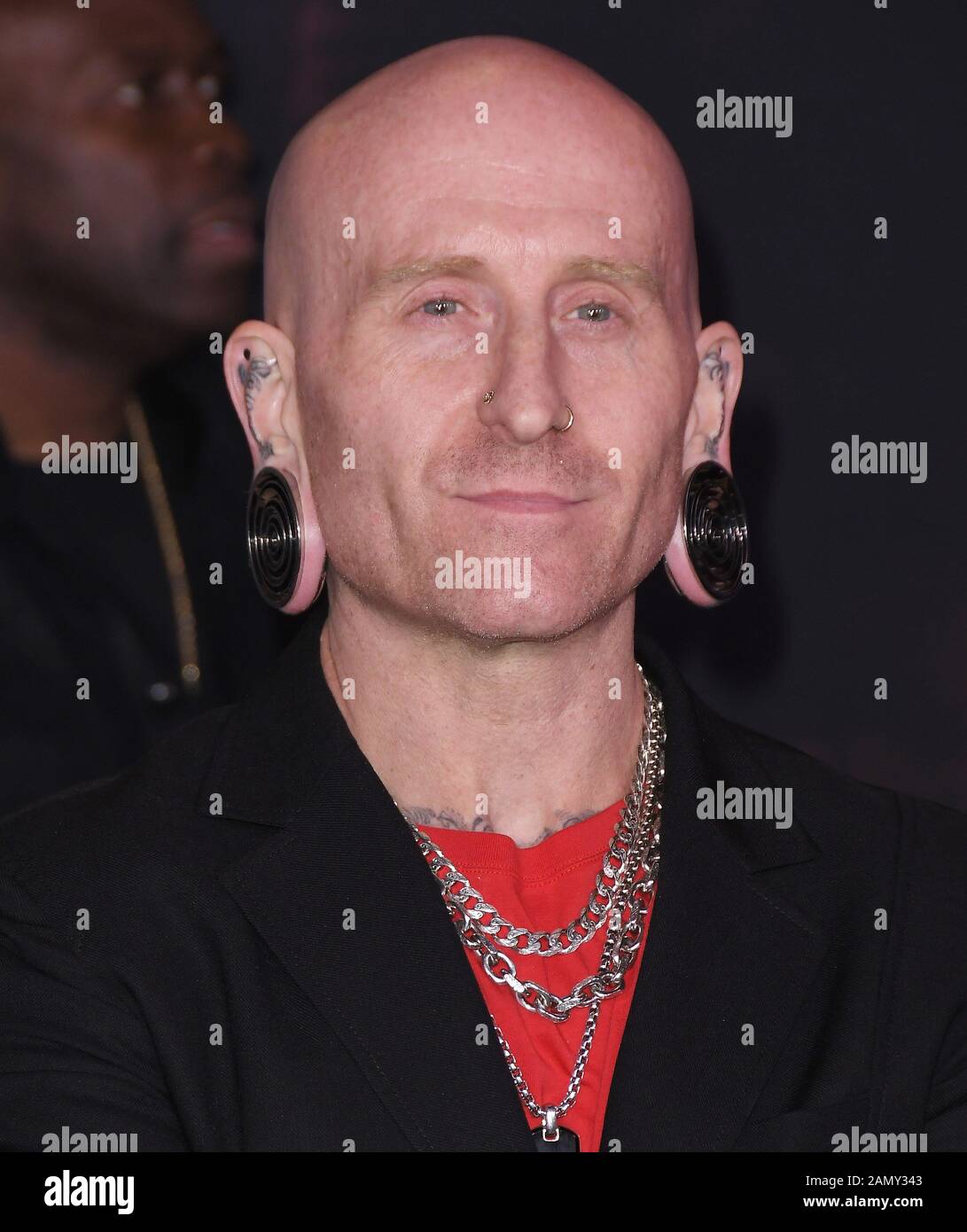 Los Angeles, USA. 14th Jan, 2020. Brian Keith Thompson arrives at the ...