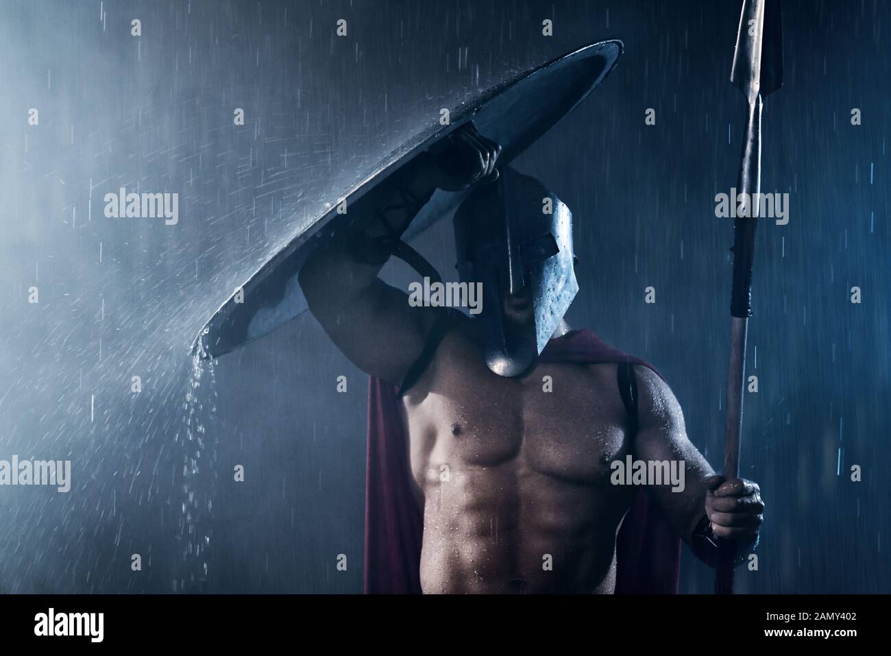 Spartan soldier hi-res stock photography and images - Alamy