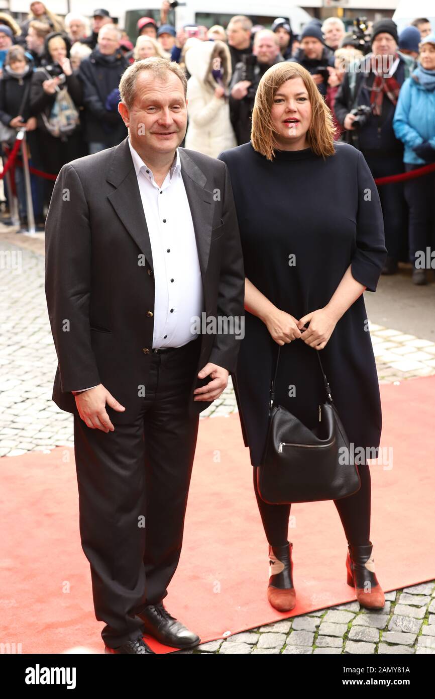 Jens Kerstan, Katharina Fegebank, Trauerfeier für Jan Fedder, St ...