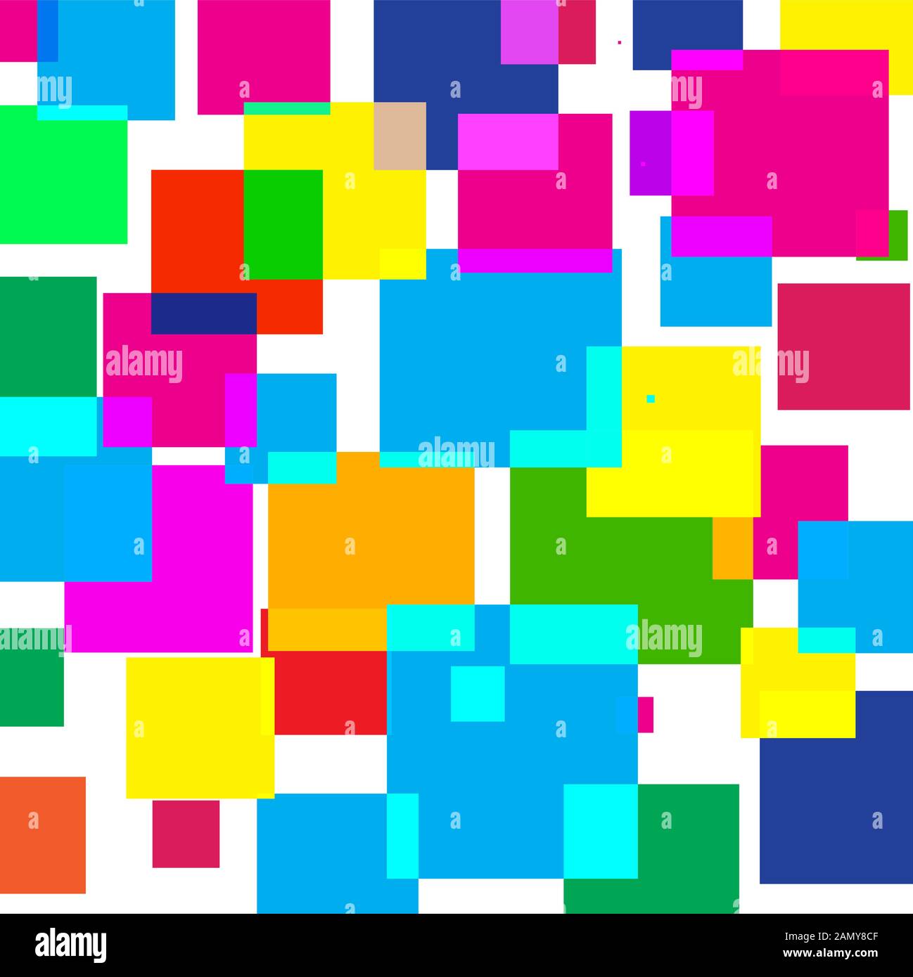 Painted squares pattern Stock Vector Images - Alamy