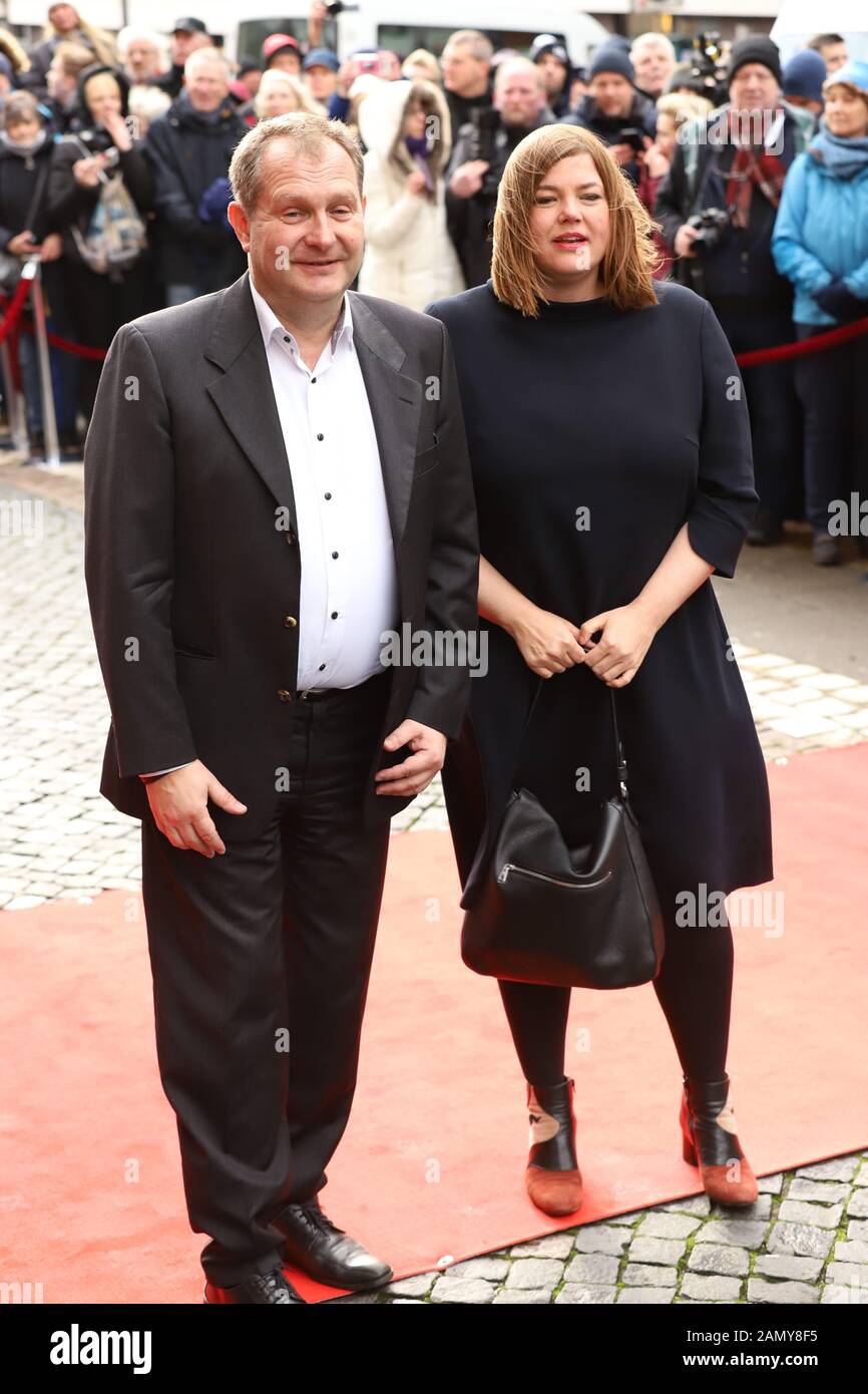 Jens Kerstan, Katharina Fegebank, Trauerfeier für Jan Fedder, St. Michaelis, Englische Planke ...